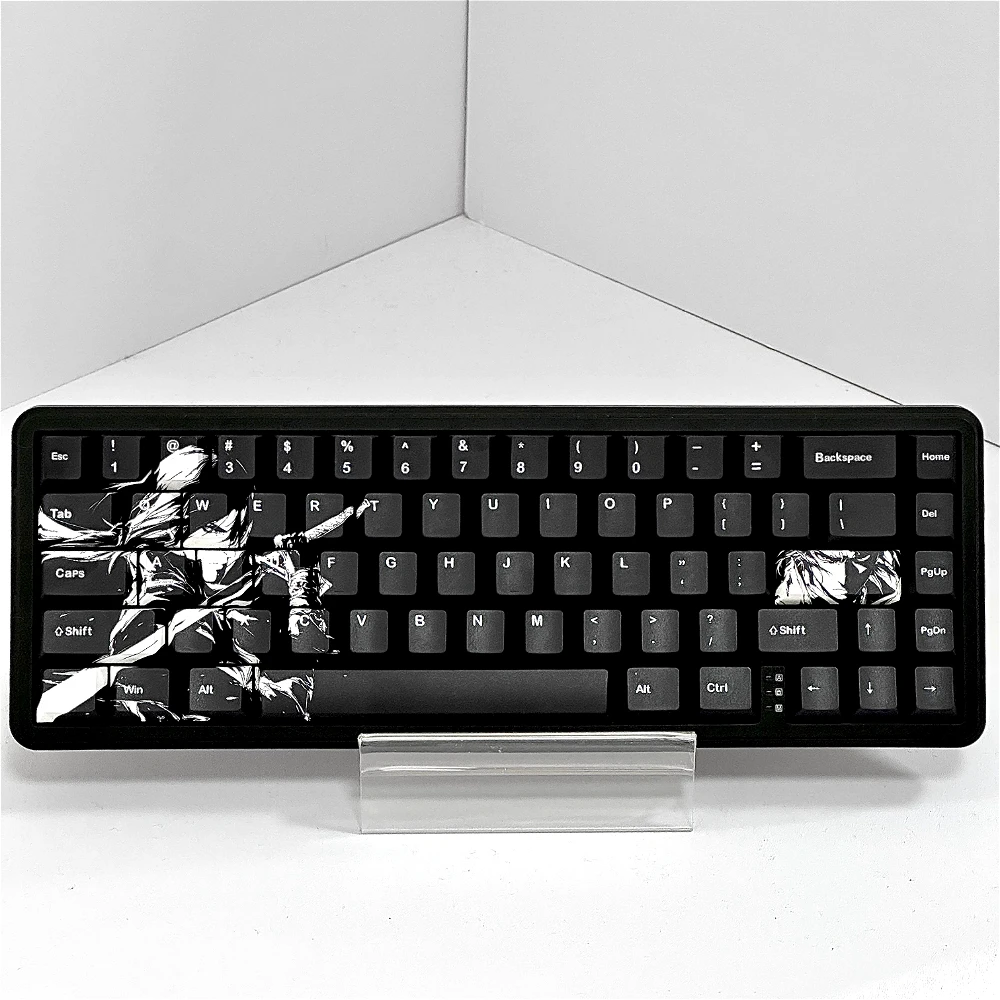 Black Night Ninja Keycap Set PBT 83 Keys Cherry Anime Personalized ...