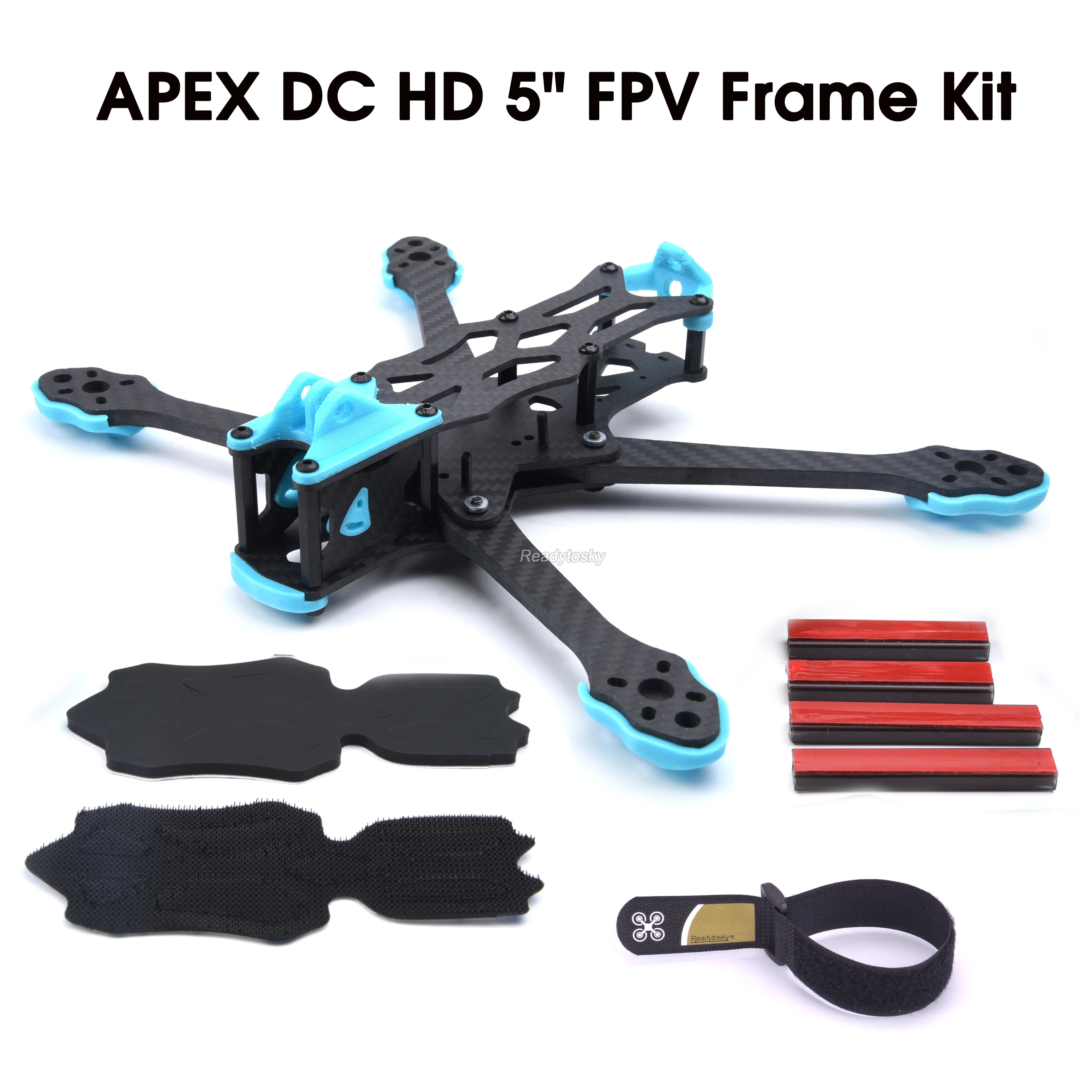New 5Inch 250mm 5" Carbon Fiber FPV Frame Kit FOR APEXDC APEX DC & APEX ...