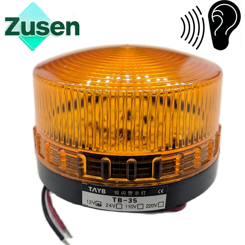 Zusen TB35-YJ con cicalino 12v 24v 110v 220v Giallo Allarme di ...