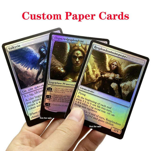 Customization of Board Game Cards Playing Card Proxy Foil High Qualily ...