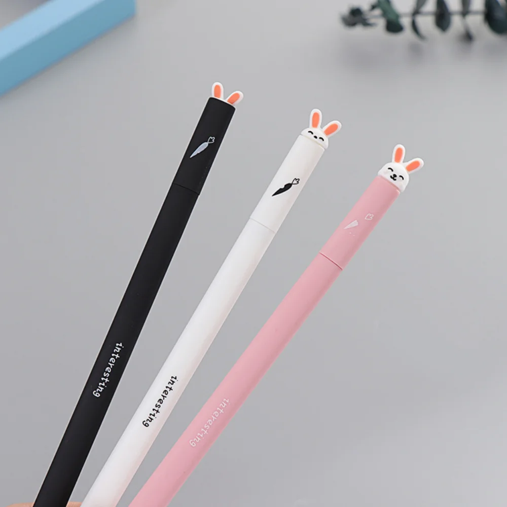 3pcs/set Stationery Cartoon Cute Kawaii Rabbit Pen Creative School ...