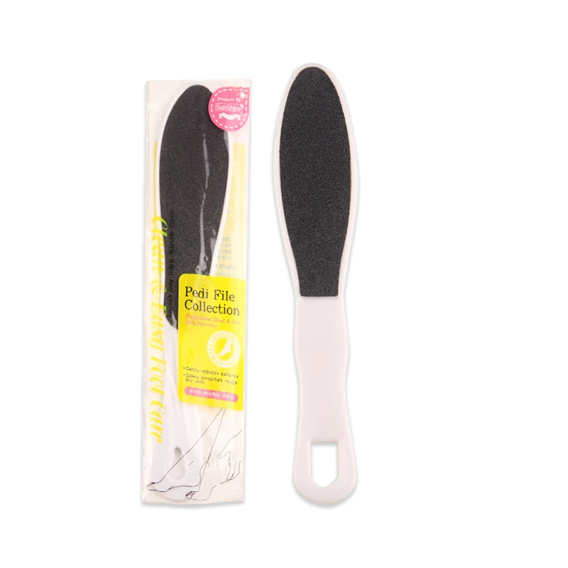 Professional-customized-Foot-File-Pedicure-Tool-Plastic-Sandpaper-White ...