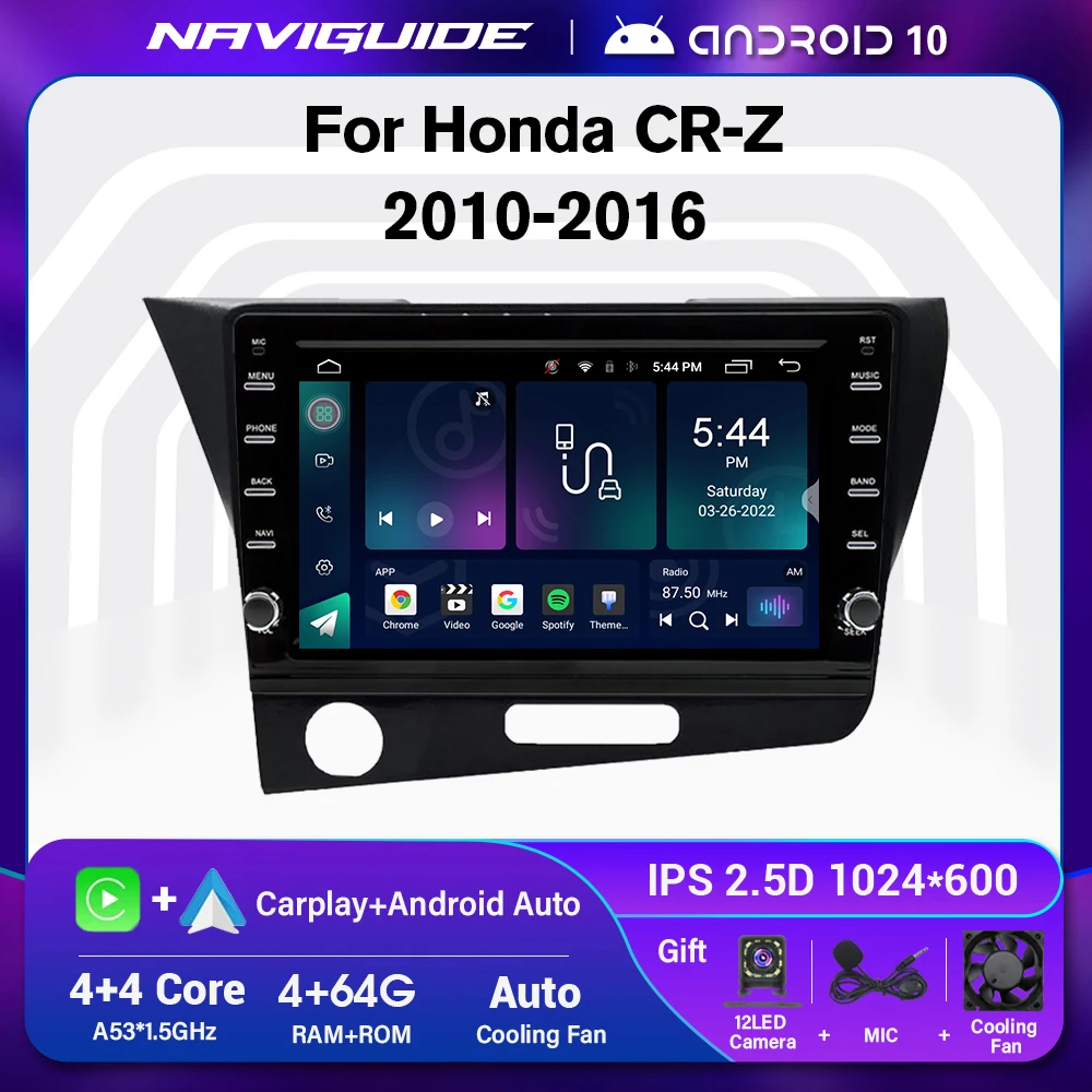 NAVIGUIDE reproductor Multimedia Q1 para coche, Radio con Android 10 ...