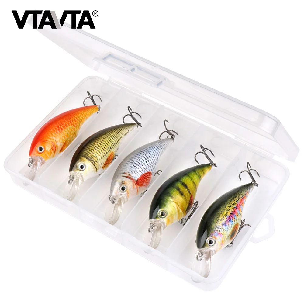 VTAVTA-3-5pcs-Rattling-Noise-Bionic-Crankbaits-Fishing-Lure-Set-6cm-7cm-Floating-Wobblers-for ...