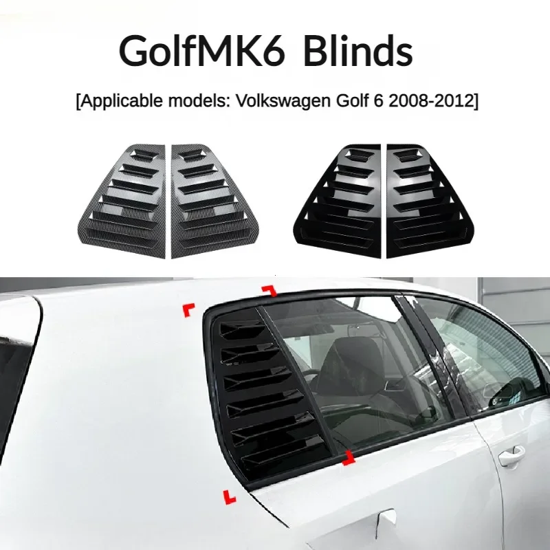 For-VW-Accessories-Golf-6-MK6-GTI-R-GTD-2008-2012-Rear-Side-Window ...