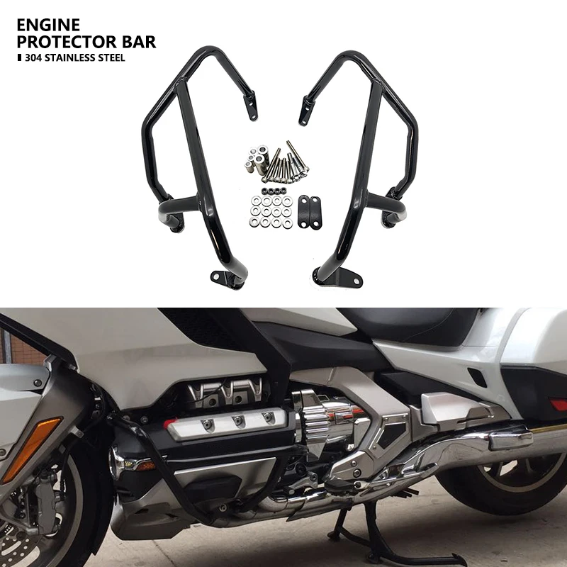 Fit-For-HONDA-Gold-Wing-1800-Crash-Bar-Engine-Tank-Guard-Cover-Bumper ...
