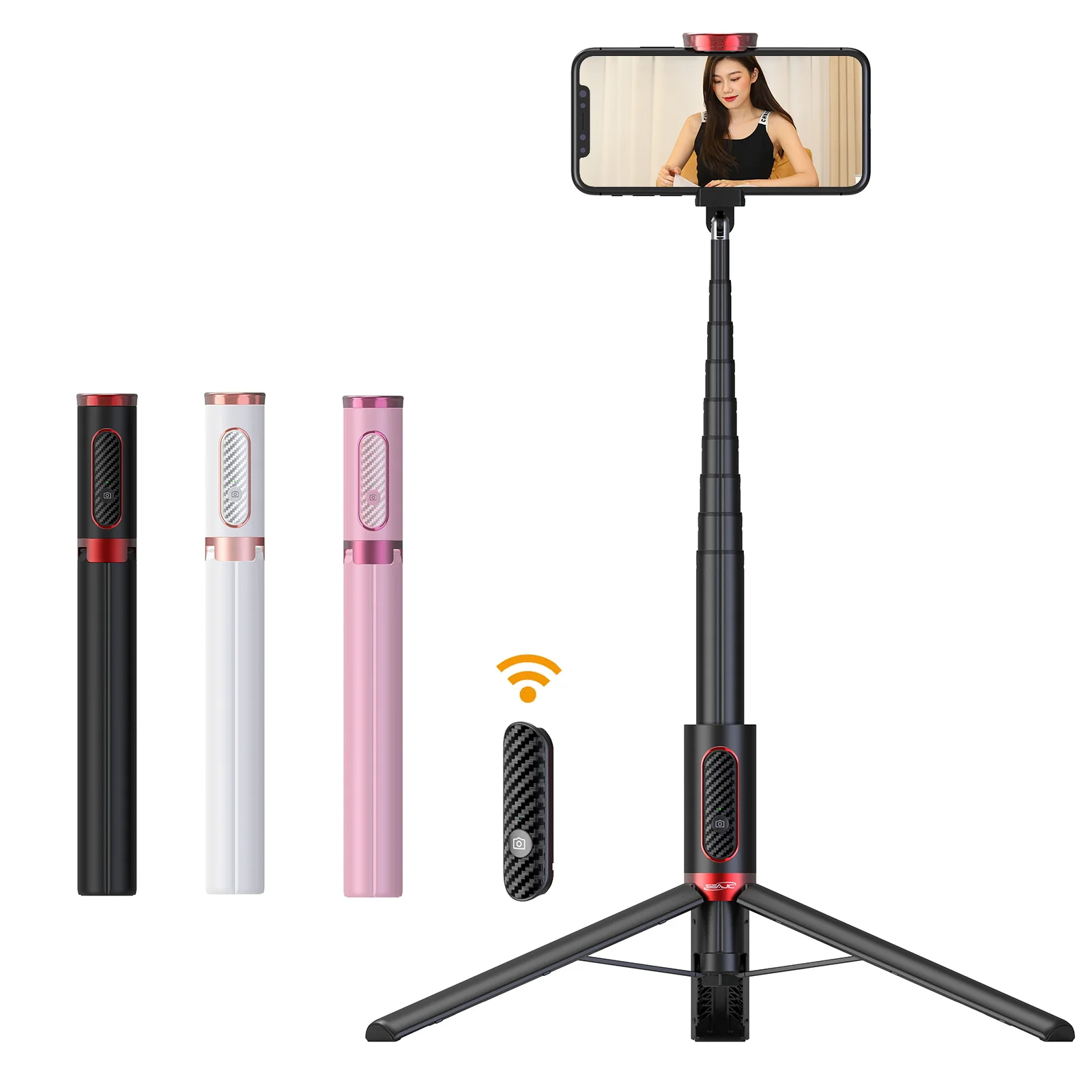 Selfie Stick Tripod Remote 150cm | Smartphone Selfie Stick | Portable ...