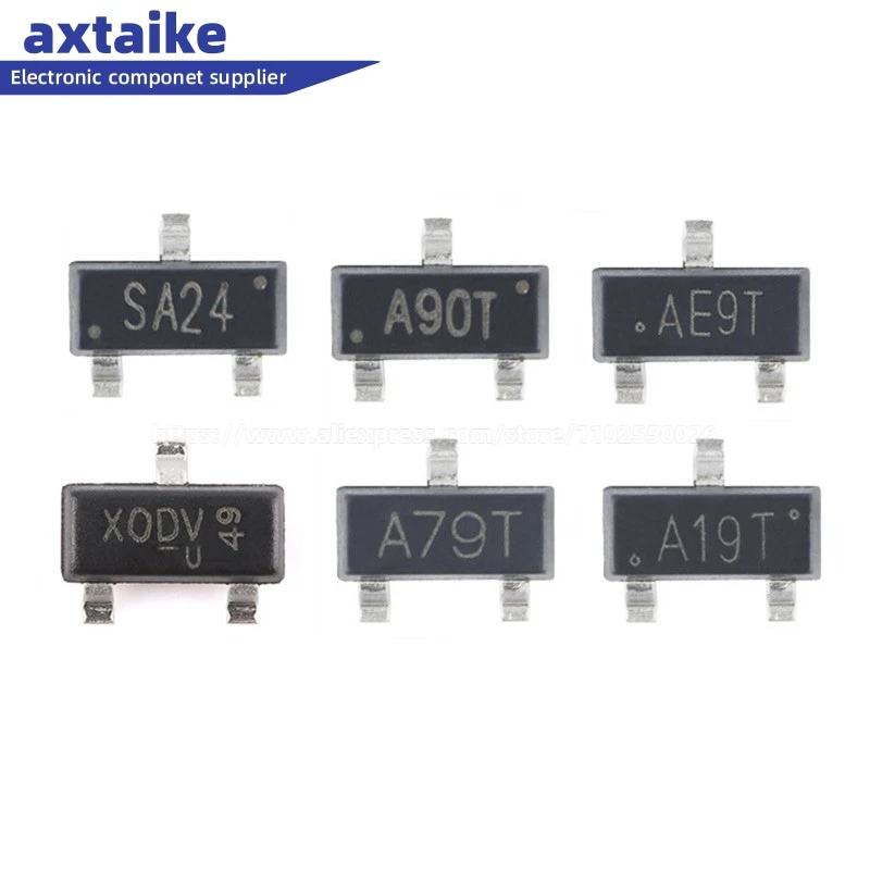 Chip de Transistor SMD, 50 piezas AO3442A AO3416A AO3415A AO3414A ...