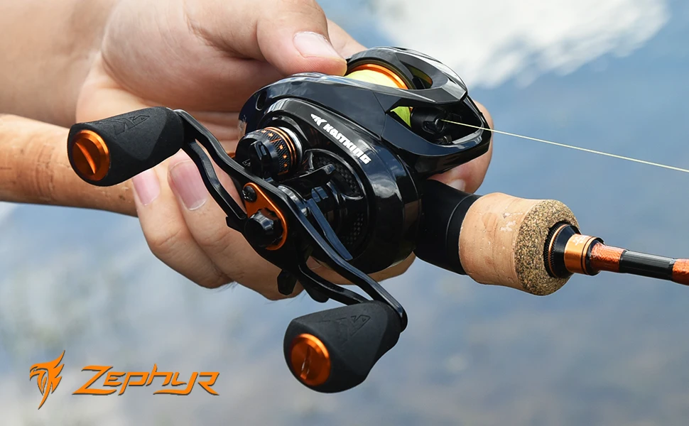 kastking zephyr bfs casting reel Green Baitcaster KastKing Zephyr BFS ...
