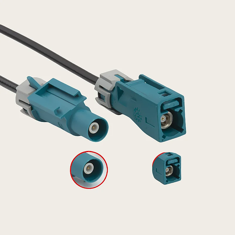 Car-mounted-FAKRA-Water-Blue-Universal-FAKRA-Male-to-Female-RF-RG174 ...