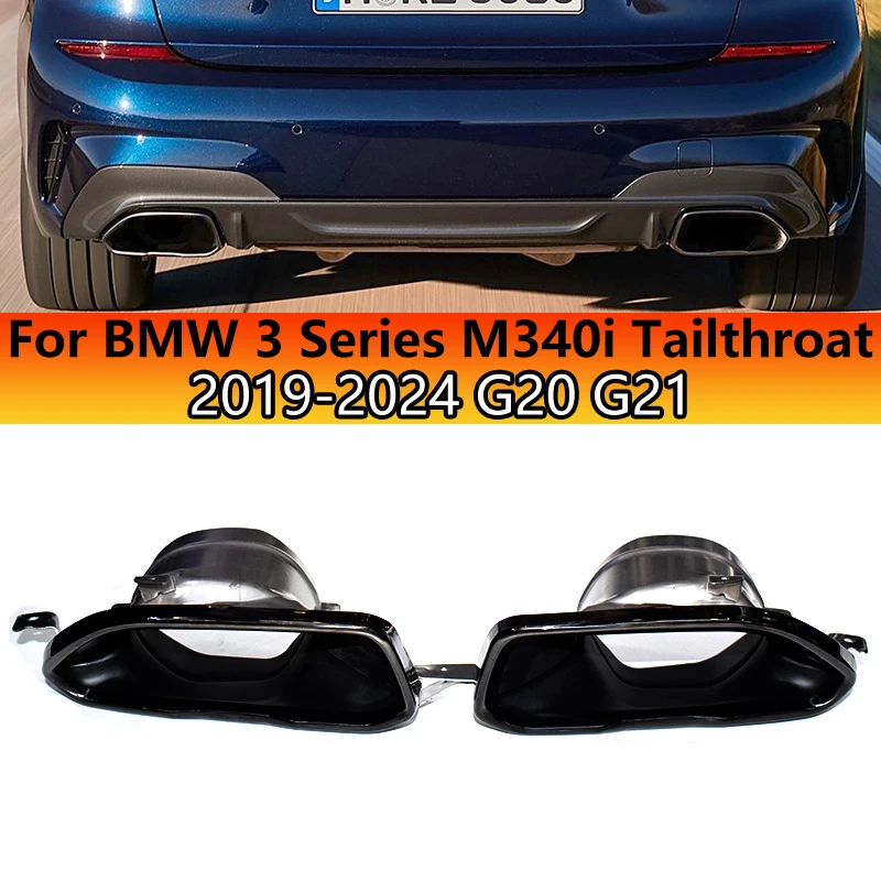For 2019 to 2024 BMW 3 Series G20 G21 M340i exhaust pipe original car ...