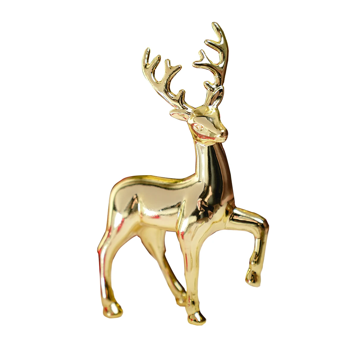 Gold-Deer-Statue-Reindeer-Figurines-Resin-Elk-Sculpture-Living-Room ...