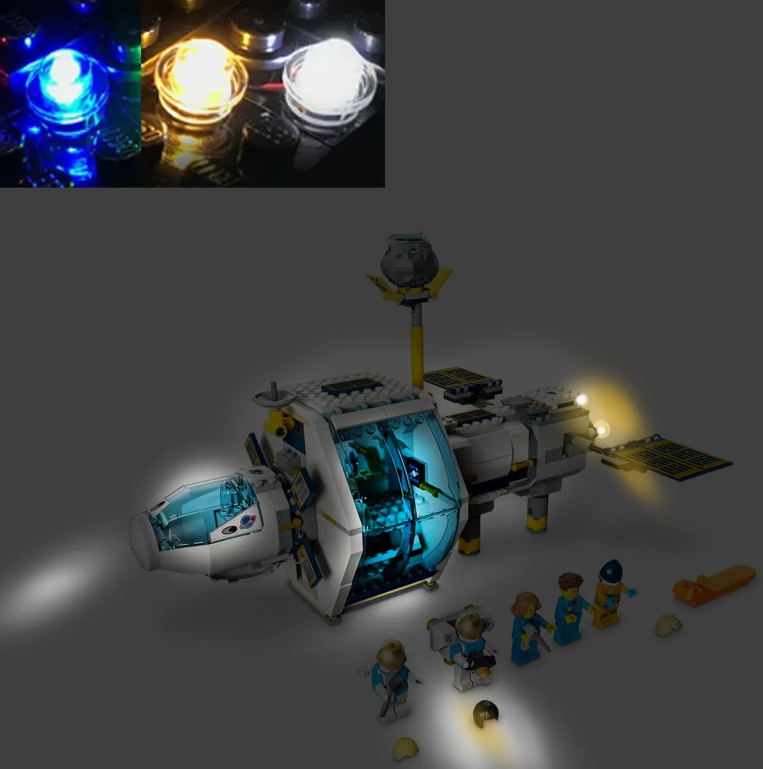 USB-Lights-Set-for-LEGO-City-Lunar-Space-Station-60349-Building-Set-NOT ...
