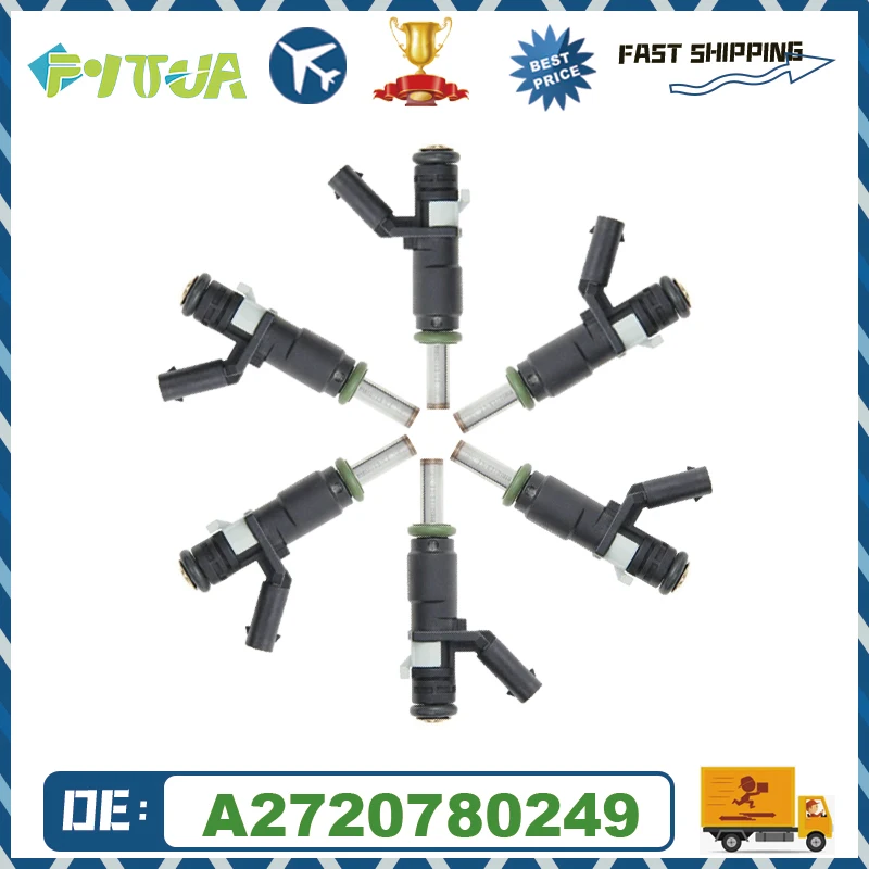 6pcs fuel Injector A2720780249 68011710AA For MERCEDES-BENZ R350 E350 ...