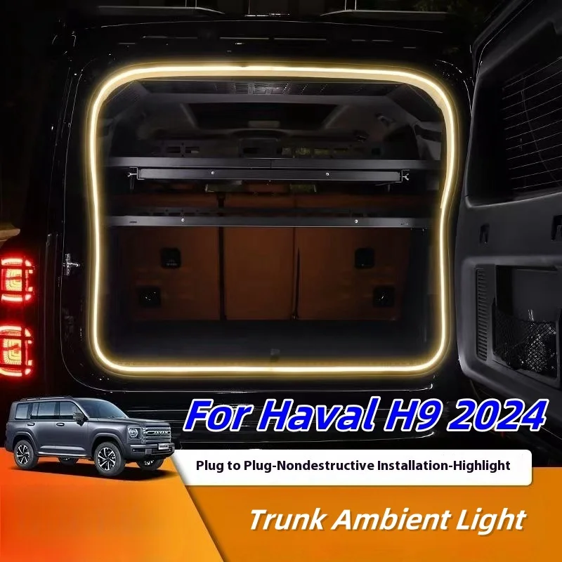 For Haval H9 2024 Car Trunk Light Ambient Decorative Atmosphere Lamp ...