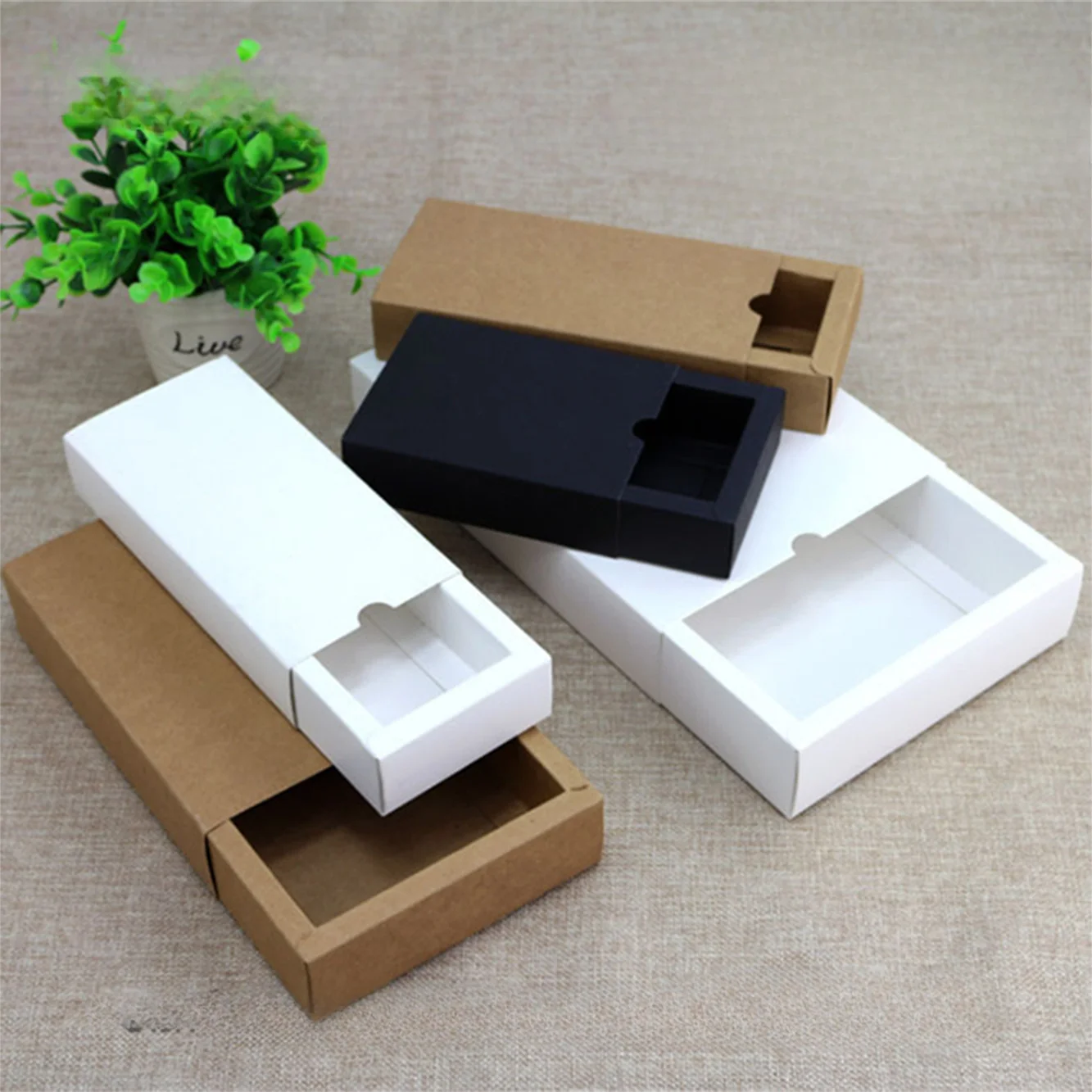10pcs-Thick-Drawer-Style-Cardboard-Case-Socks-Gifts-Tea-Pack-Kraft ...
