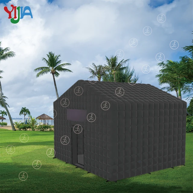 13/18/20/26FT Disco Black House Cube Blow Up Tent Inflatable Nightclub ...