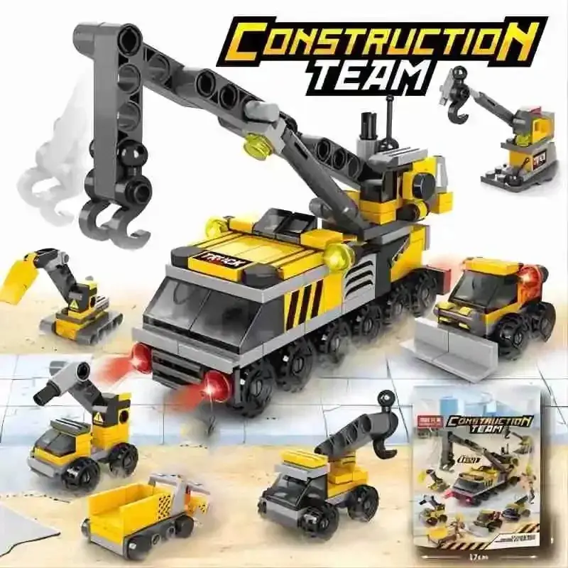 Engineering-Cars-Building-Brick-Sets-3D-Assembly-Cars-for-Boys-Car ...