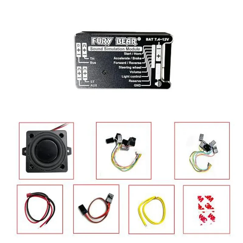 Fury-Bear-Simulation-Sound-Group-For-1-14-Tamiya-For-Scania-R730-RC ...