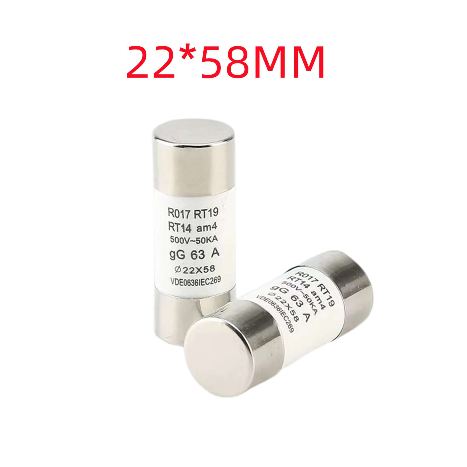 2Pcs-22-58-Fast-blow-Ceramic-Fuse-22x58mm-Fuse-500V-50KA-32A-40A-50A ...