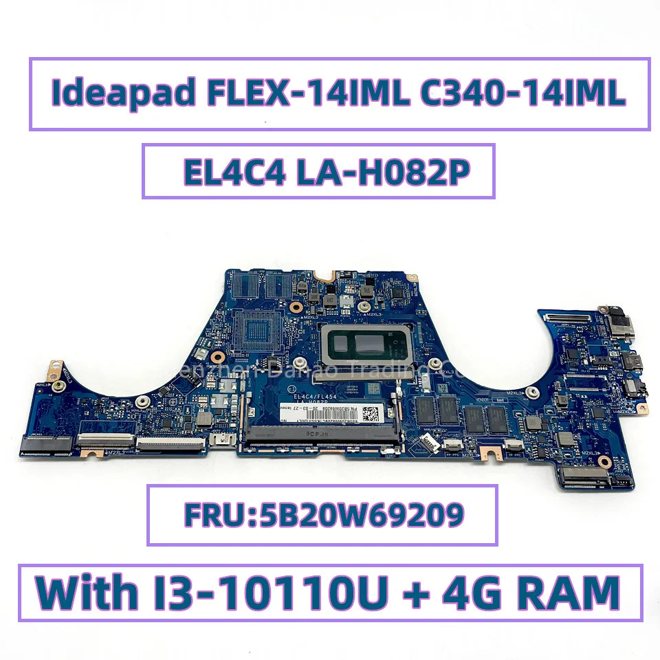 FRU:5B20W69209 For Lenovo Ideapad FLEX-14IML C340-14IML Laptop ...