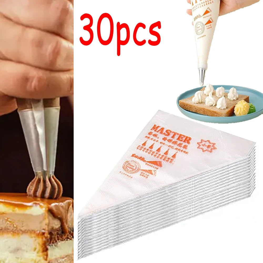 30-20-10pcs-Disposable-Pastry-Bags-Cake-Cream-Decoration-Kitchen-Icing ...