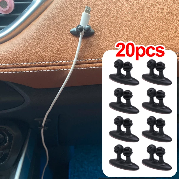 Car-Dashboard-Phone-Cable-Manager-Hook-Clasp-Clamp-Universal-Auto ...