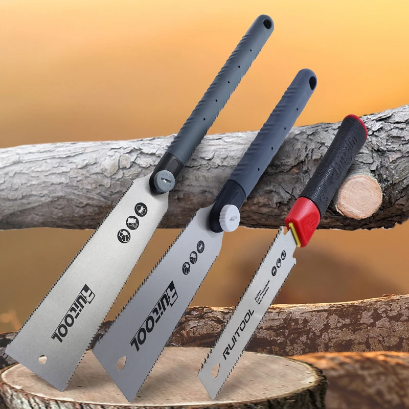 1PC-Japanese-Hand-Saw-Double-Edge-Pull-Saw-SK5-Flexible-Blade-Flush-Cut ...