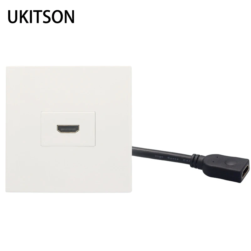 1-Gang-HDMI2-0-Wall-Faceplate-With-20CM-Extension-Cord-HDMI-Pass ...