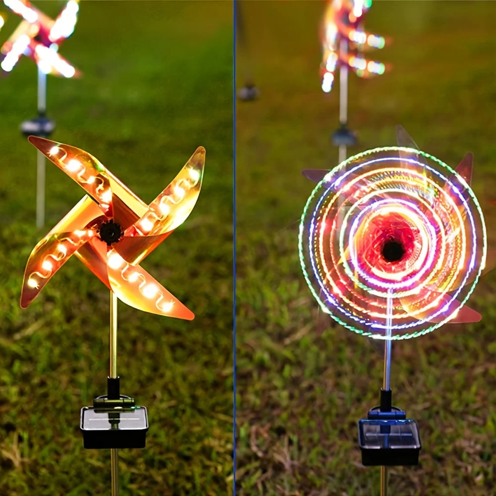 2Pack-Solar-Windmill-Garden-Lights-Lawn-Windmill-Lights-Solar ...