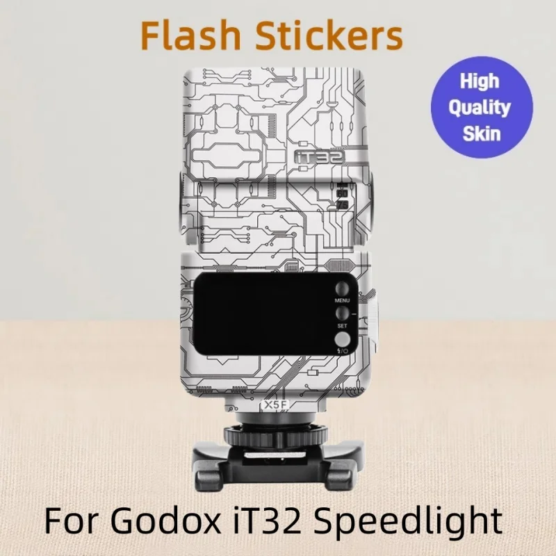 Decal Skin for Godox iT32 Camera Speedlight Decal Skins Wrap Cover for ...