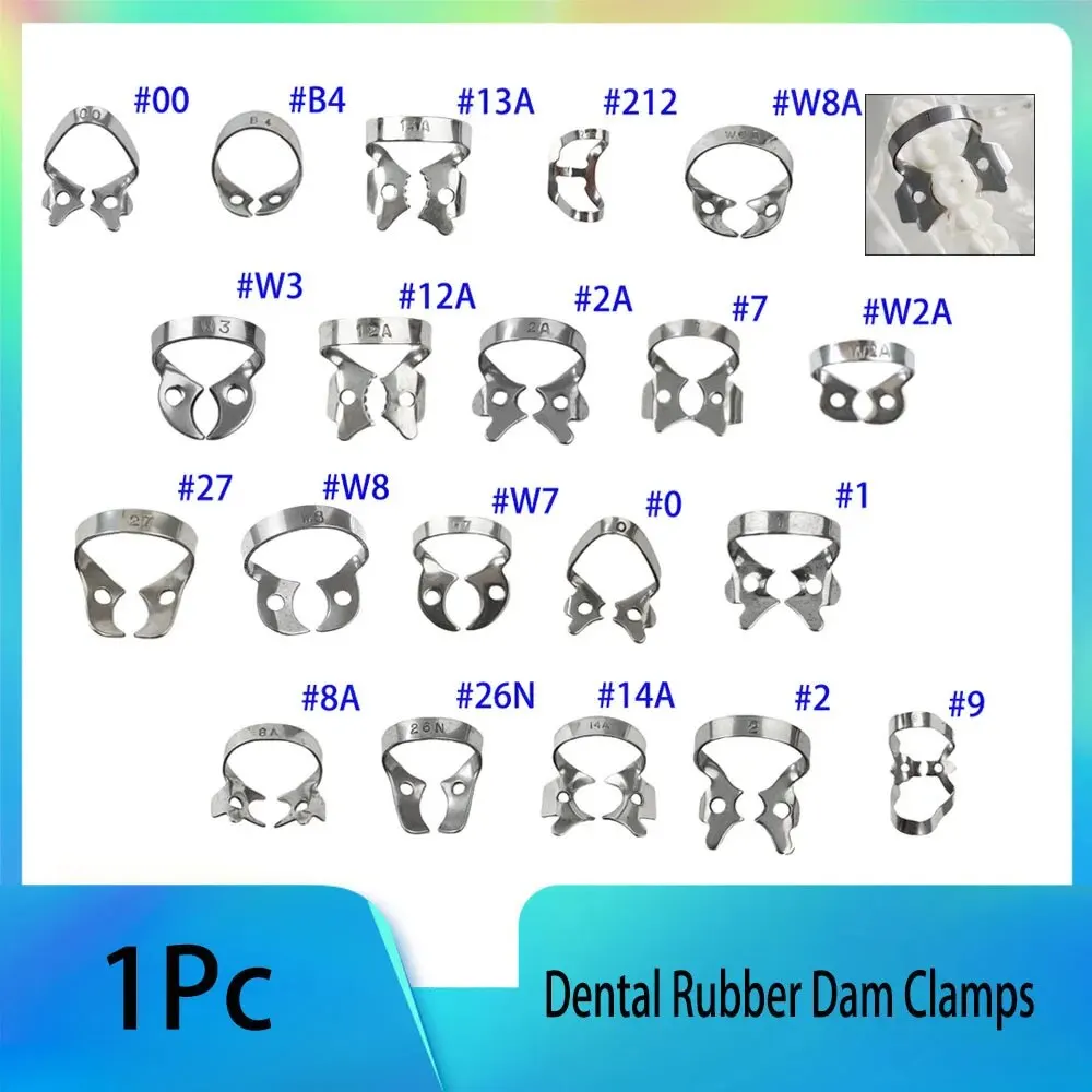 1Pc-Dental-Rubber-Dam-Clamps-Stainless-Steel-Endodontic-Restorative ...