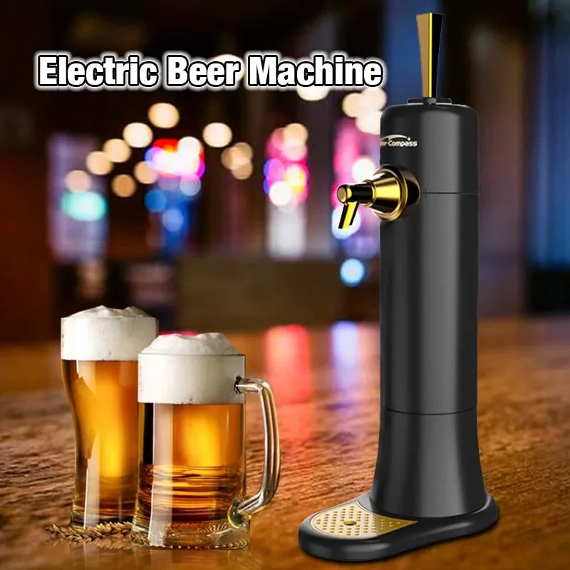 Portable-Electric-Beer-Dispensers-Machine-Ultrasonic-Beer-Foam-Maker ...