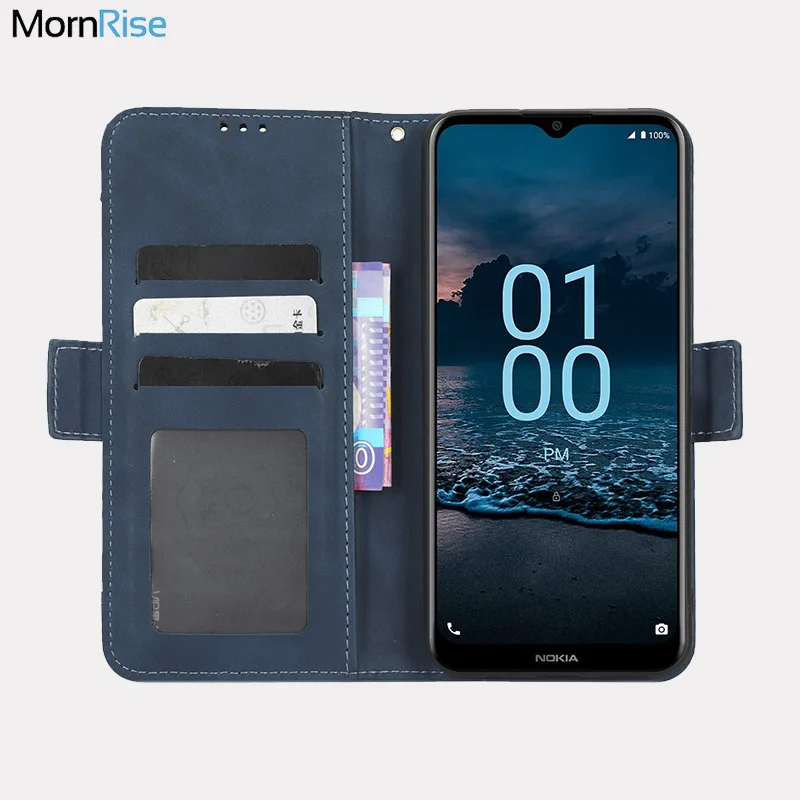 Wallet Cases For Nokia G100 Case Magnetic Closure Book Flip Cover For