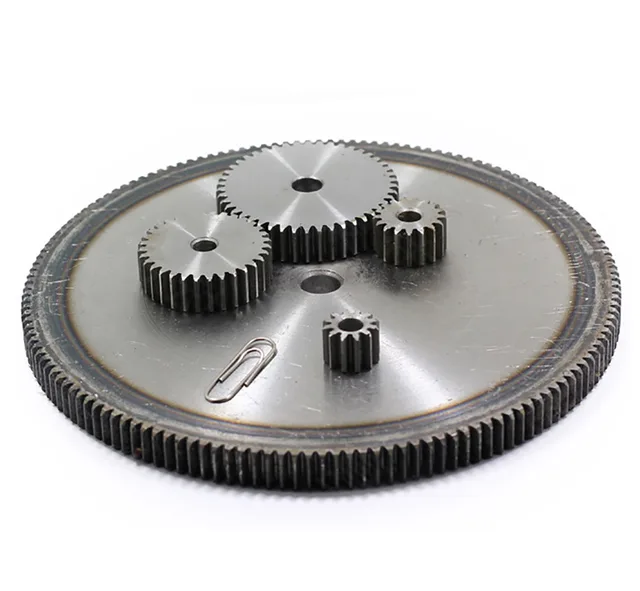 LYMFE Industrial Helical Gear 1pcs 4 Mod Spur Gear 10/11/12