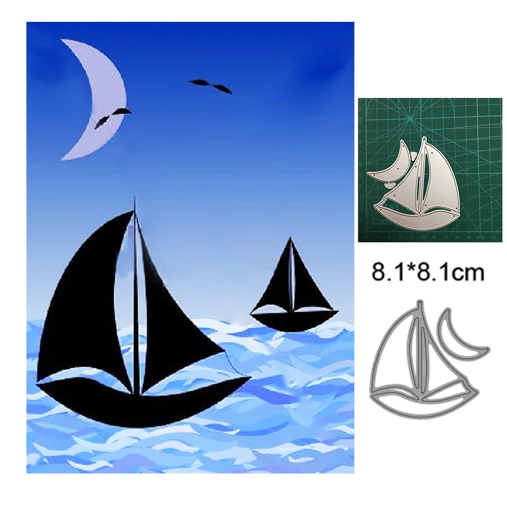 Printable Sailboat Stencil