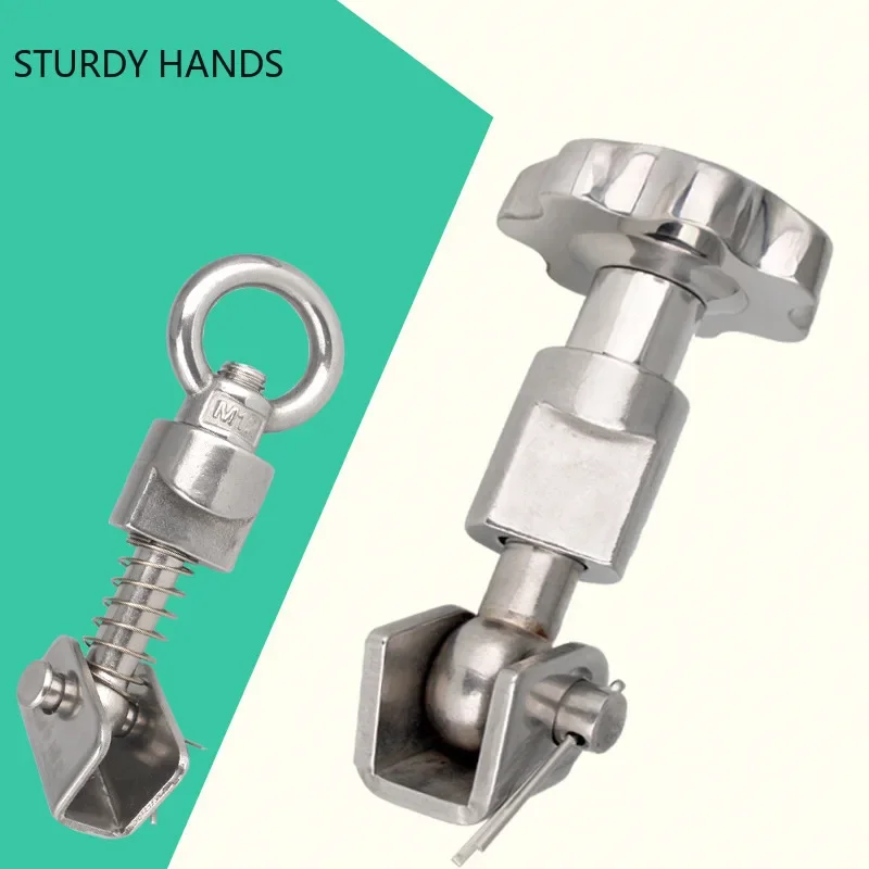 Customized-Stainless-Steel-Hanging-Ring-Nut-Screw-Locking-Set-Plum ...