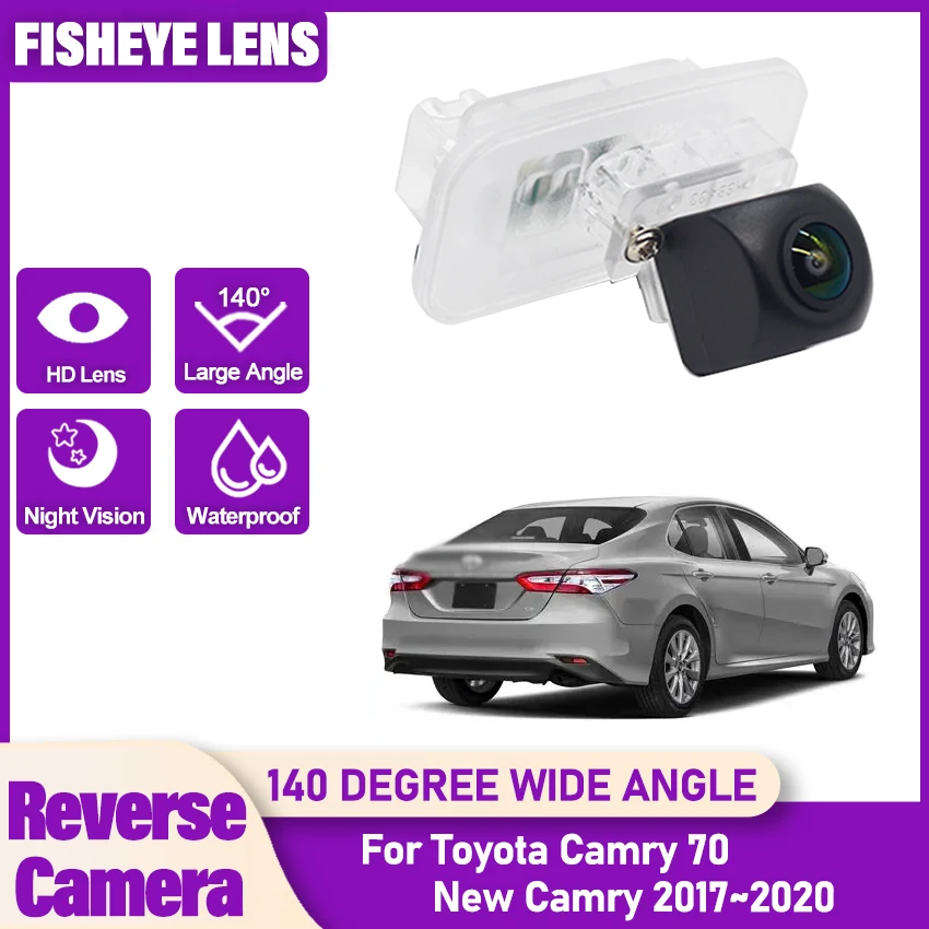 140° HD 1080*720P Fisheye Lens Car Rear View Vehicle Camera For Toyota ...