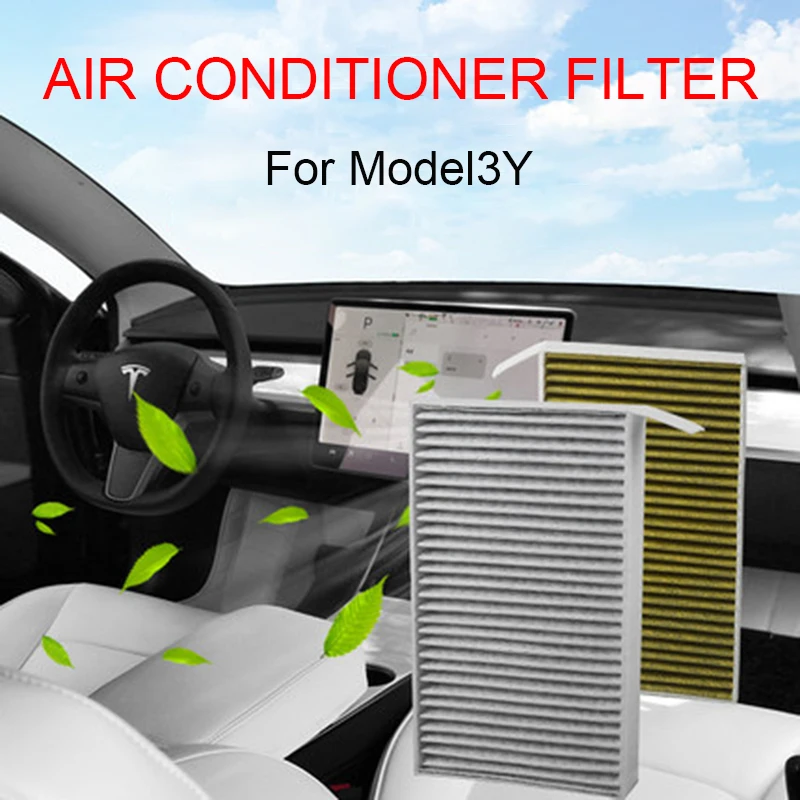 Air-Conditioning-Filter-for-Tesla-Model-3-2017-2018-2019-Car-Cabin-Air ...