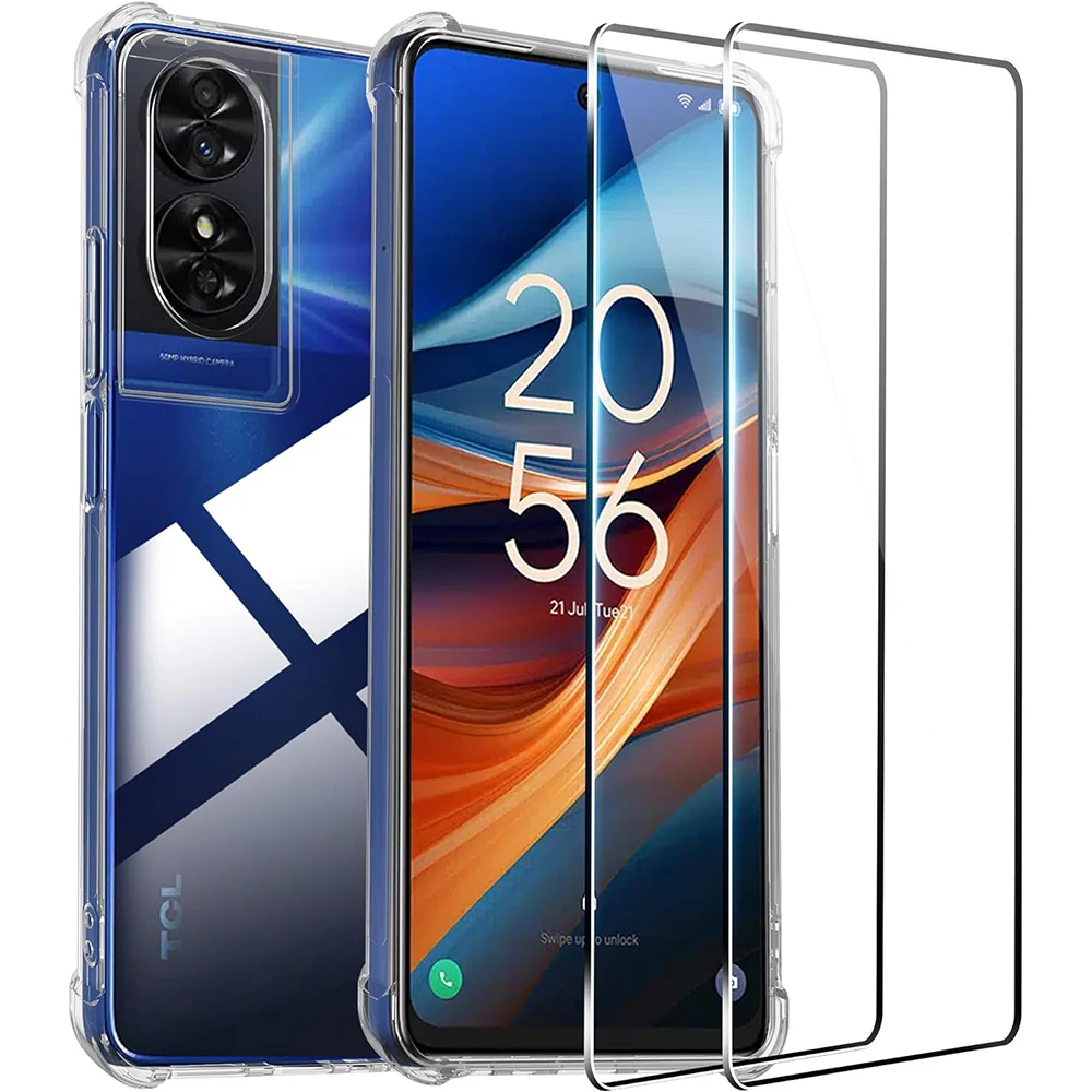 Versatile 3-in-1 Glass and Silicone Protective Cover with Tempered ...