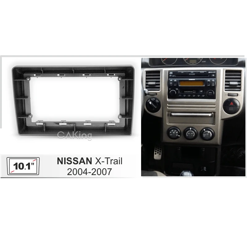 Panel de Radio Fascia para coche, accesorio para NISSAN X TRAIL, Xtrail ...