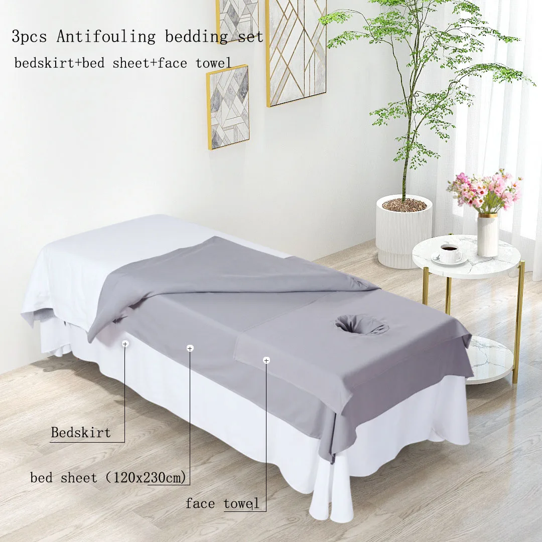 Skin-Friendly-3-Pcs-Antifouling-Bedding-Set-for-Beauty-Salon-Spa ...