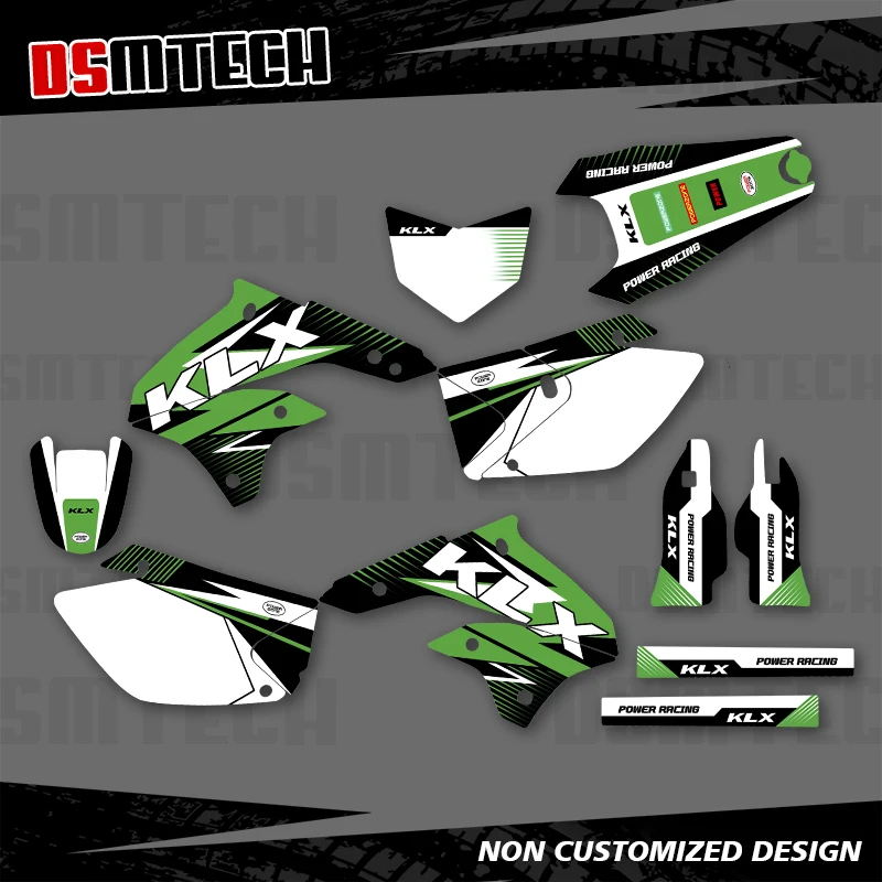 DSMTECH For KAWASAKI KLX 450 R KLX450R 2008-2020 Full Graphics Decals ...