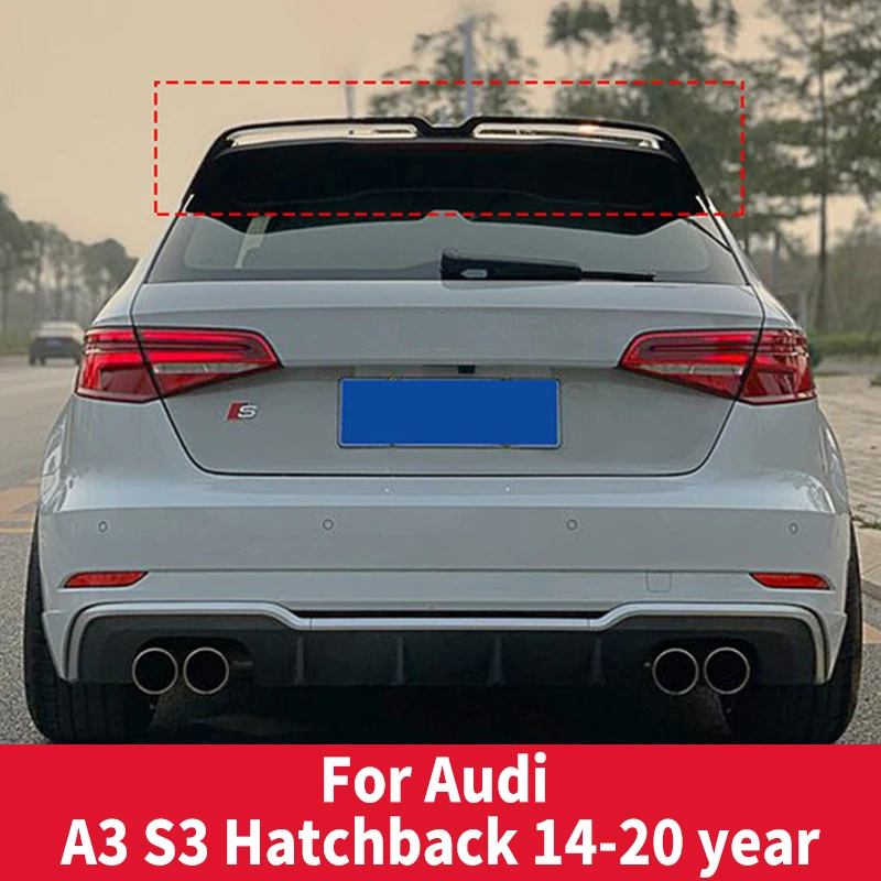 Oettinger Style Roof Spoiler For Audi A3 S3 Hatchback 2014 - 2020 High ...