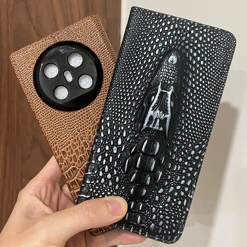 Magnet-Genuine-Leather-Skin-Flip-Wallet-Phone-Case-Cover-On-For-Cubot ...