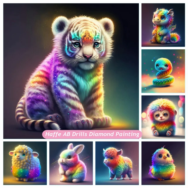 Rainbow Animals Wallpaper