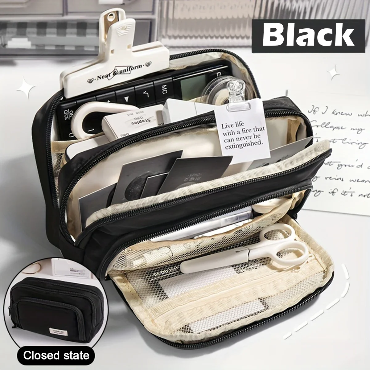 A-Large-capacity-Multi-layer-Pencil-Case-A-Simple-Multi-purpose-Student ...