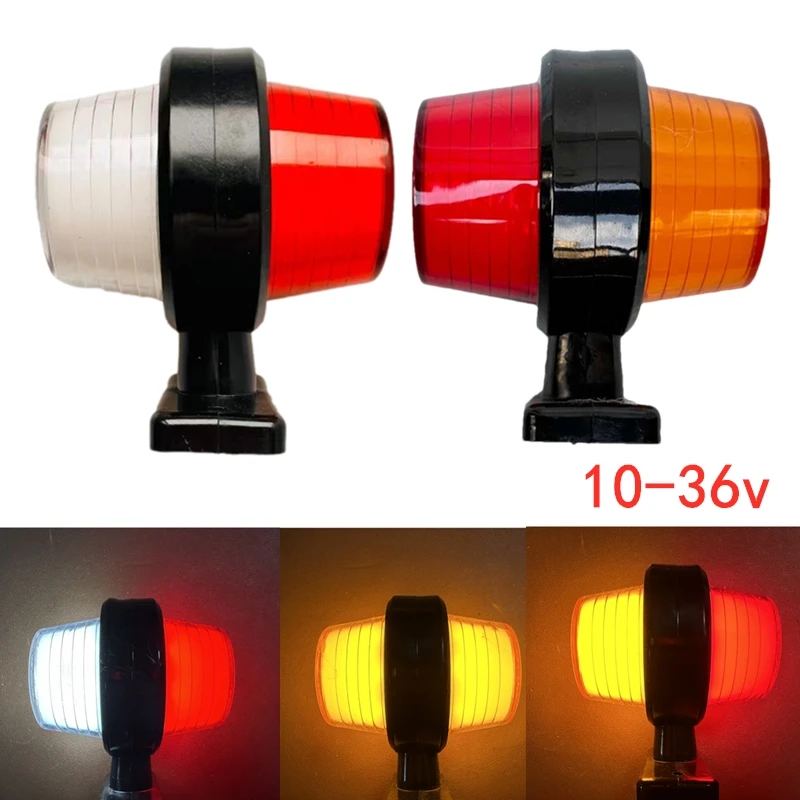 2Pcs-12v-36v-Truck-lights-Trailer-lamp-Tail-Light-truck-Side-Marker ...