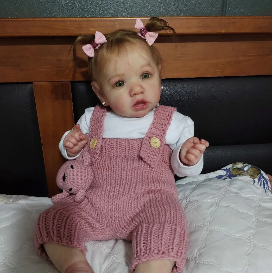 NPK 55CM handmade Full Body reborn Saskia popular baby doll likfelike ...