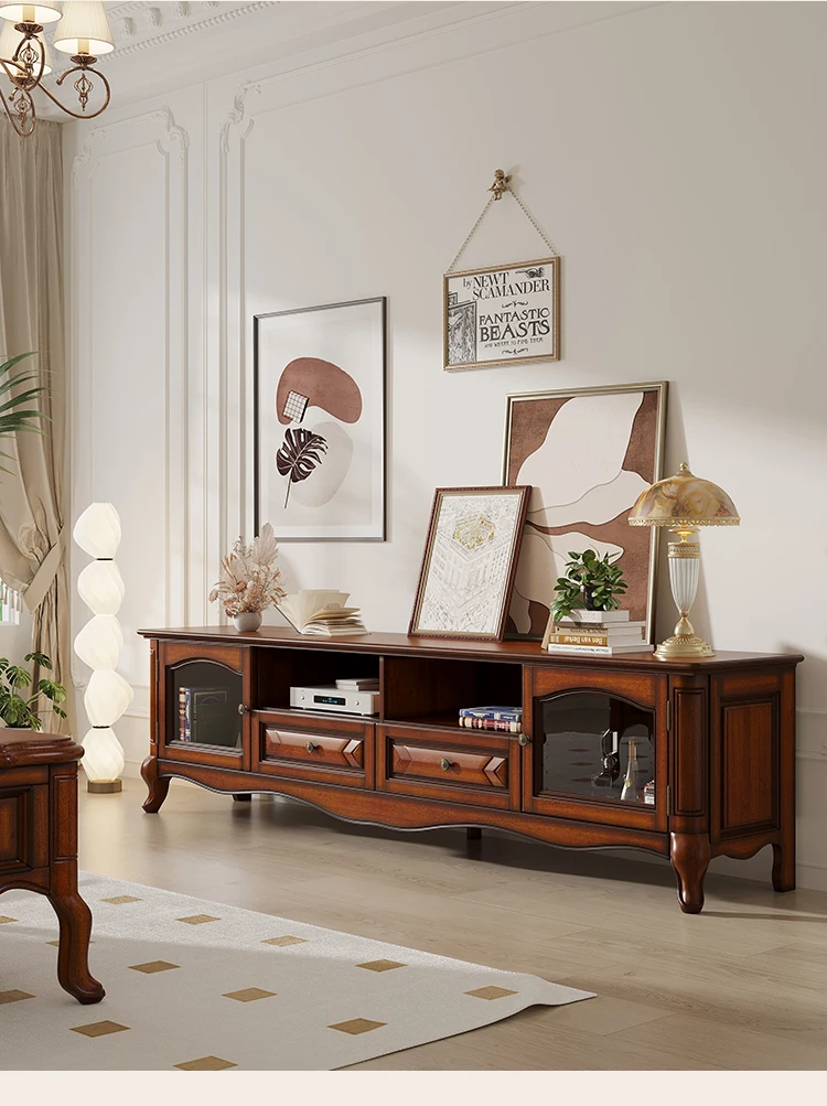Tủ Mỹ Tủ Tivi Gỗ Chắc Chắn Bàn Tivi Giá Treo Tivi Retro Nước Phòng ...